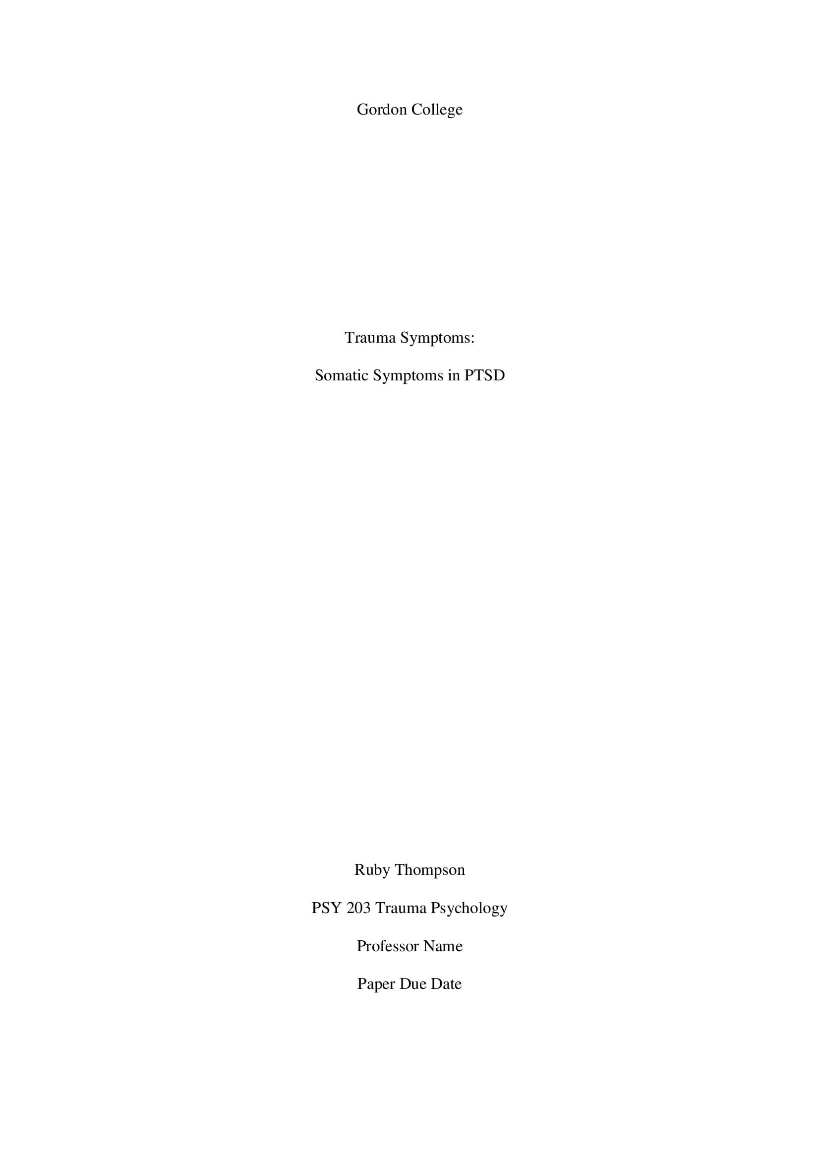 Online Title Page Maker For Academic Papers Free Tool 